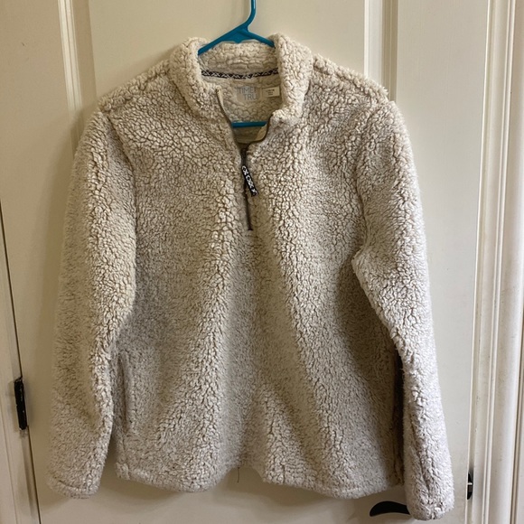 Time and Tru | Jackets & Coats | Time And True Girls Fuzzy Jacket ...